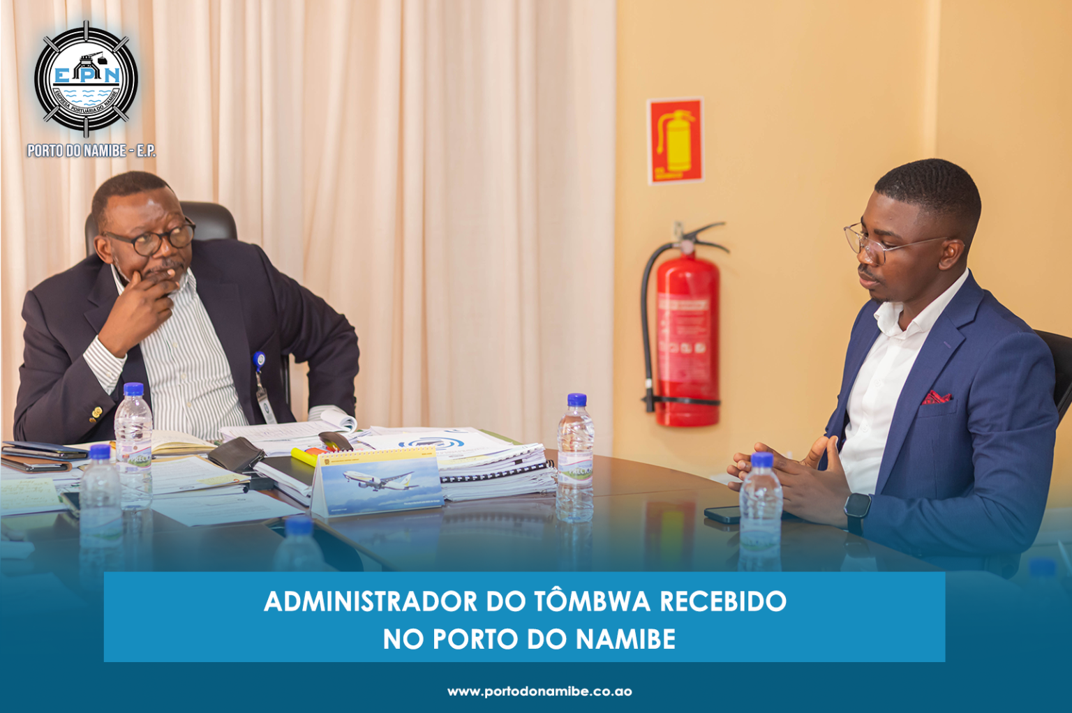 ADMINISTRADOR DO TÔMBWA RECEBIDO NO PORTO DO NAMIBE - Porto do Namibe ...