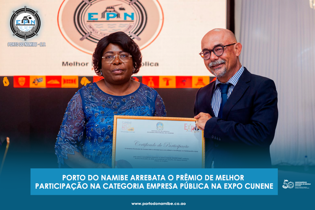 PORTO DO NAMIBE ARREBATA O PRÊMIO DE MELHOR PARTICIPAÇÃO NA CATEGORIA ...